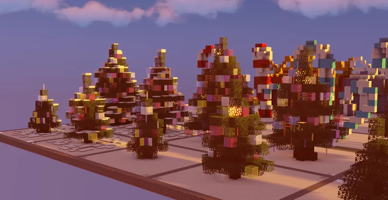 Jaynater's Winter Holiday Building Pack -- Schematics Minecraft Map