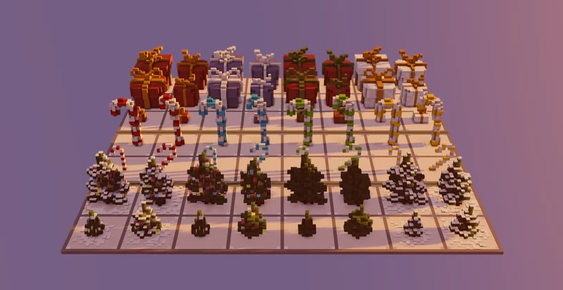 Jaynater's Winter Holiday Building Pack -- Schematics Minecraft Map