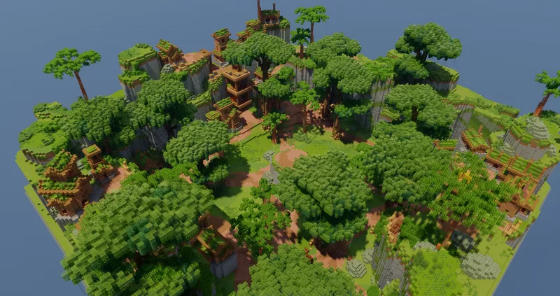 Tropical Arena - 200x200 Minecraft Map