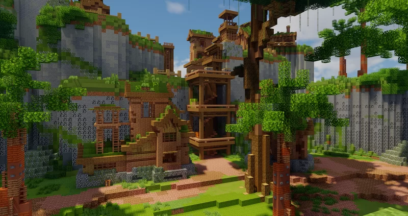 Tropical Arena - 200x200 Minecraft Map