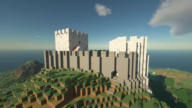 Dolwyddelan Castle in Minecraft (Historical Recreation) Minecraft Map