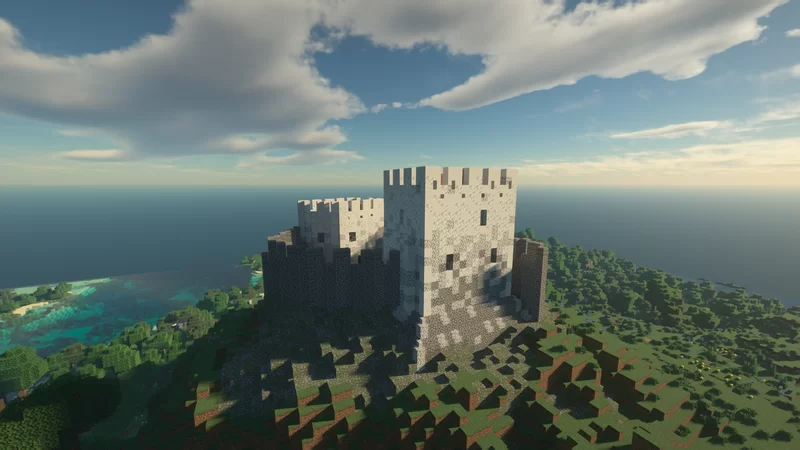 Dolwyddelan Castle in Minecraft (Historical Recreation) Minecraft Map