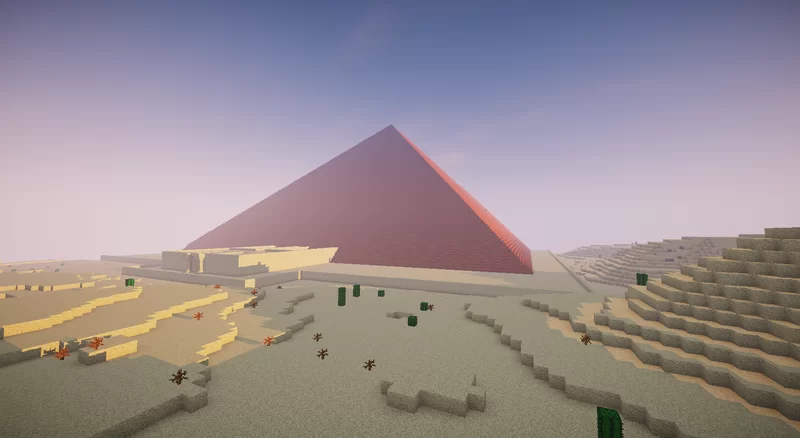 Red Pyramid Minecraft Map