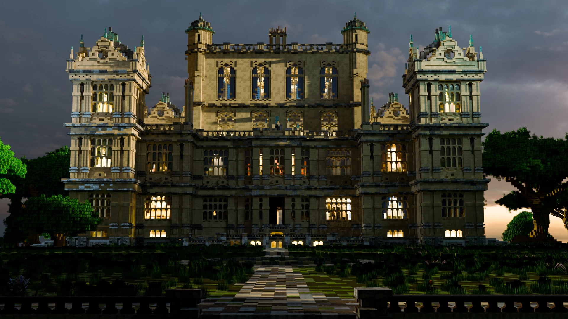 Planta De Minecraft Da Mansao Wayne