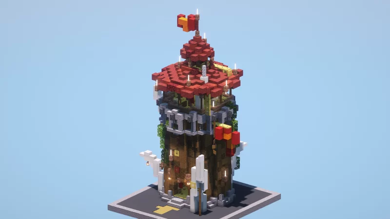 Orchish Guard Tower Minecraft Map