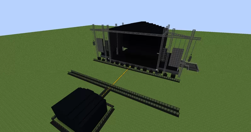 CONCERT/ FESTIVAL BASIC STAGE (1.16.5 w MODS) Minecraft Map