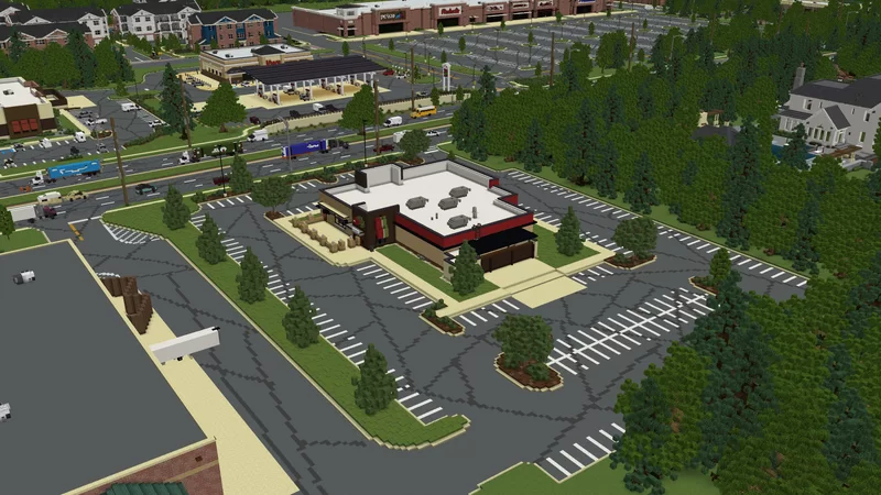 Chili’s Restaurant in Minecraft Minecraft Map