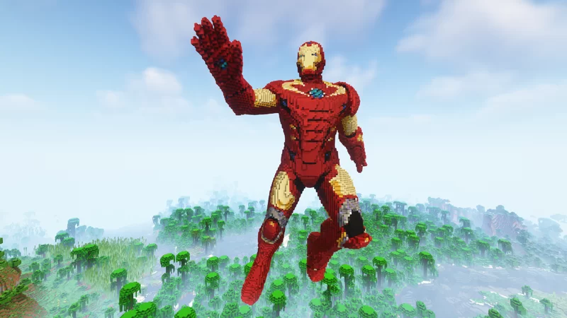 Minecraft Ironman Statue Minecraft Map