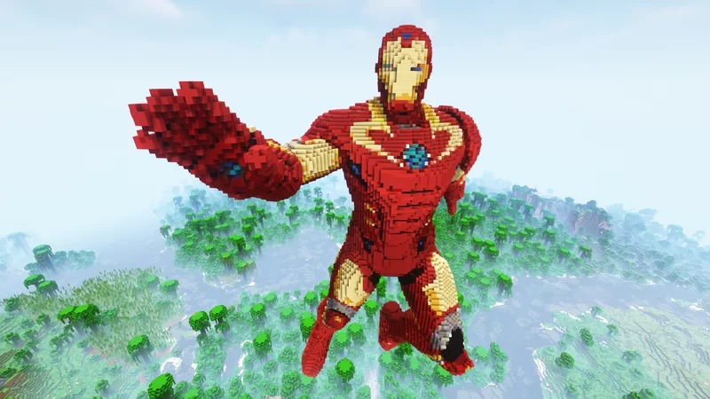 Minecraft Ironman Statue Minecraft Map
