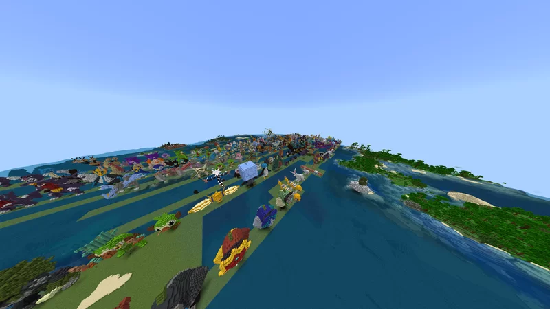 pokemon statue world Minecraft Map