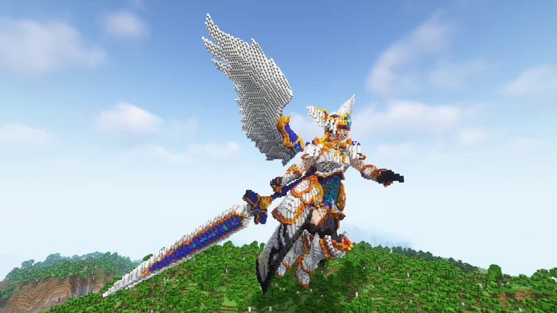 Minecraft Valkyrie Statue Minecraft Map