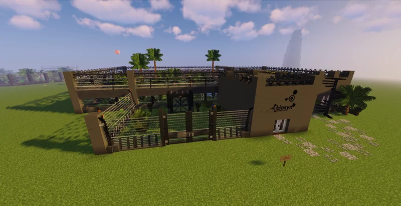 Four Enclosures for Dinosaurs (Jurassic World) Minecraft Map