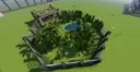 Four Enclosures for Dinosaurs (Jurassic World) Minecraft Map