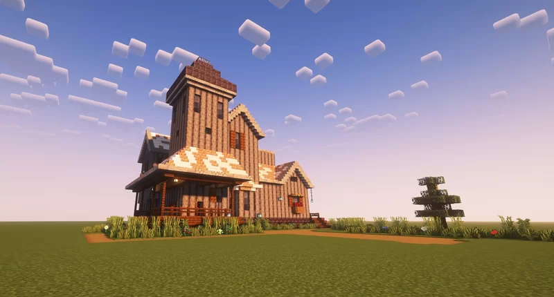 Gothic Beetlejuice House Exterior Only Minecraft Map