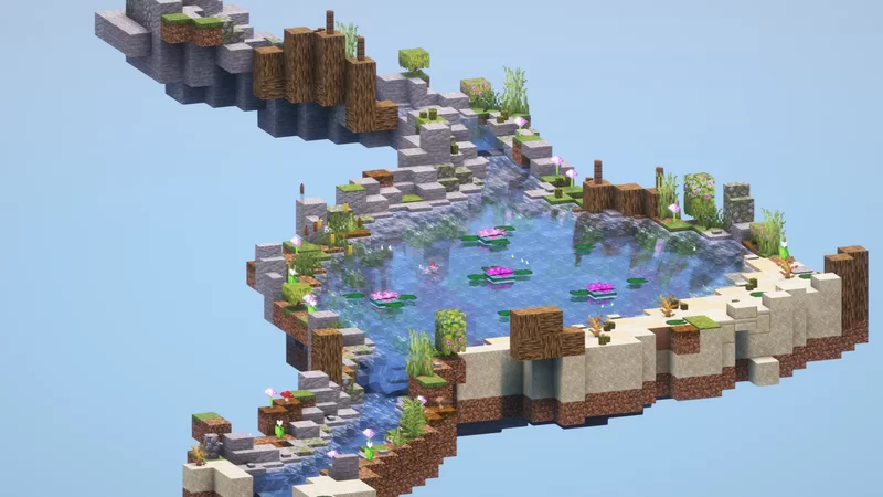 Custom Lake Minecraft Map