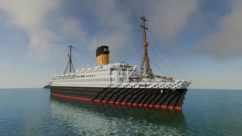 SS PASTEUR: The Beautiful French Liner of the South Atlantic Minecraft Map