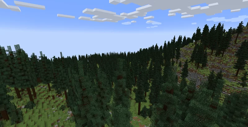 Simple spruce tree pack Minecraft Map