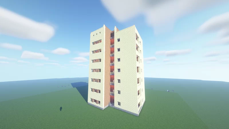Soviet house tower Minecraft Map
