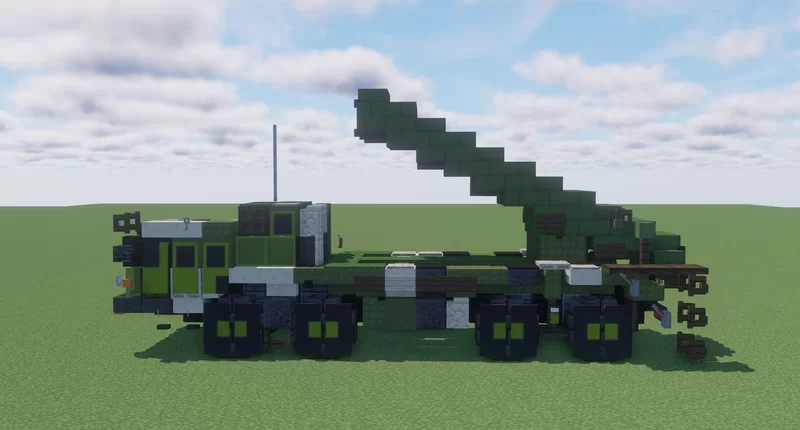 MAZ-543M with BM-30 "Smerch" Multiple Rocket Launcher (1.5:1 Scale ...