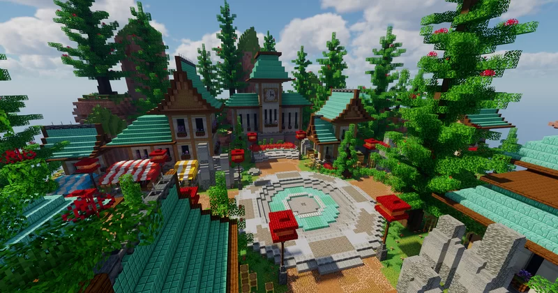 Gens Tycoon Spawn | Download | 380x280 Minecraft Map