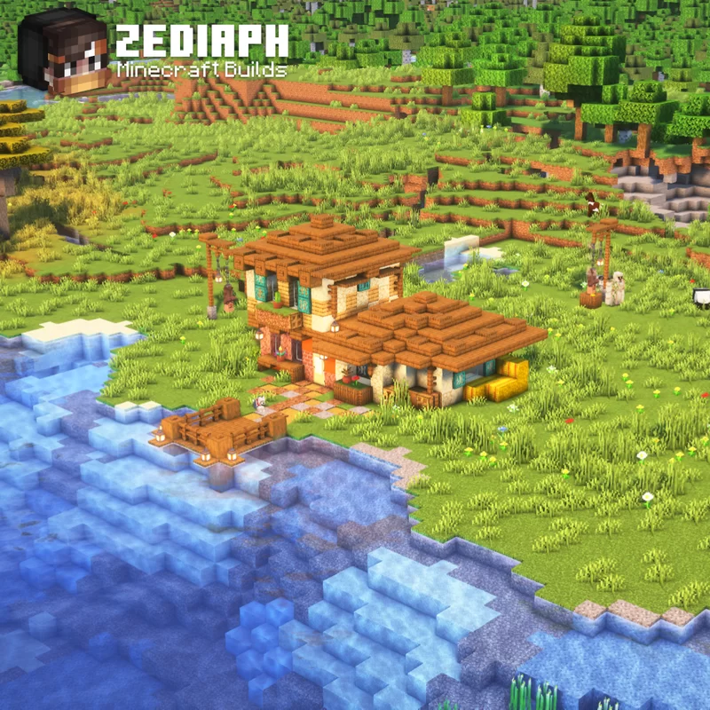 Italian-inspired Starter House - Zediaph Minecraft Map