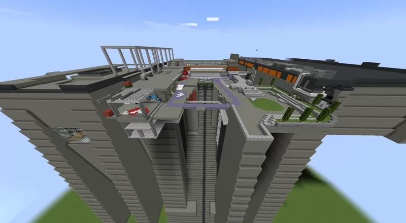 Destiny 2 tower in Minecraft Minecraft Map