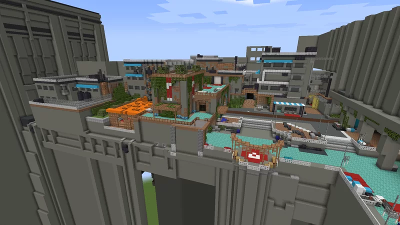 Destiny 2 tower in Minecraft Minecraft Map