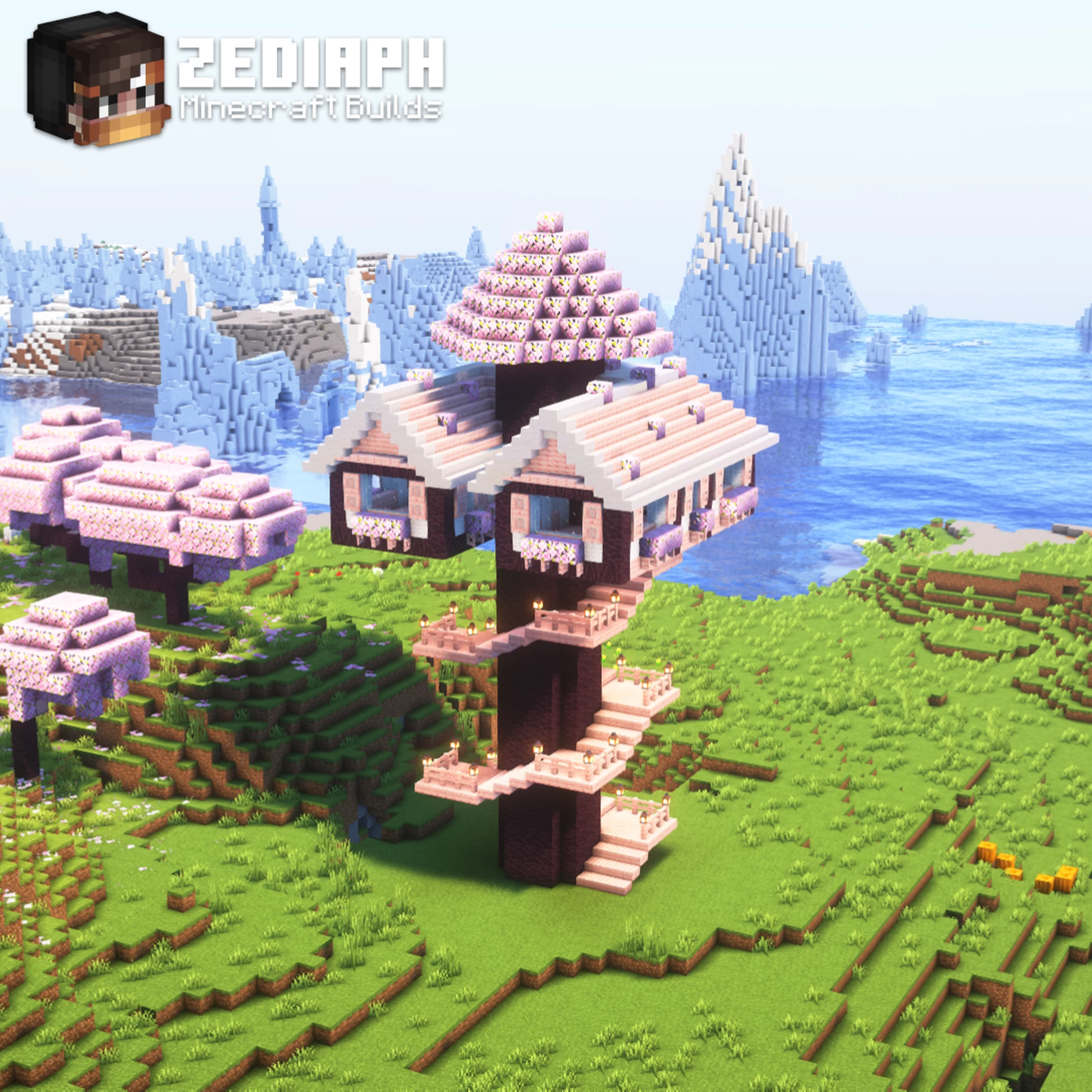 Minecraft Tree Houses Blueprints