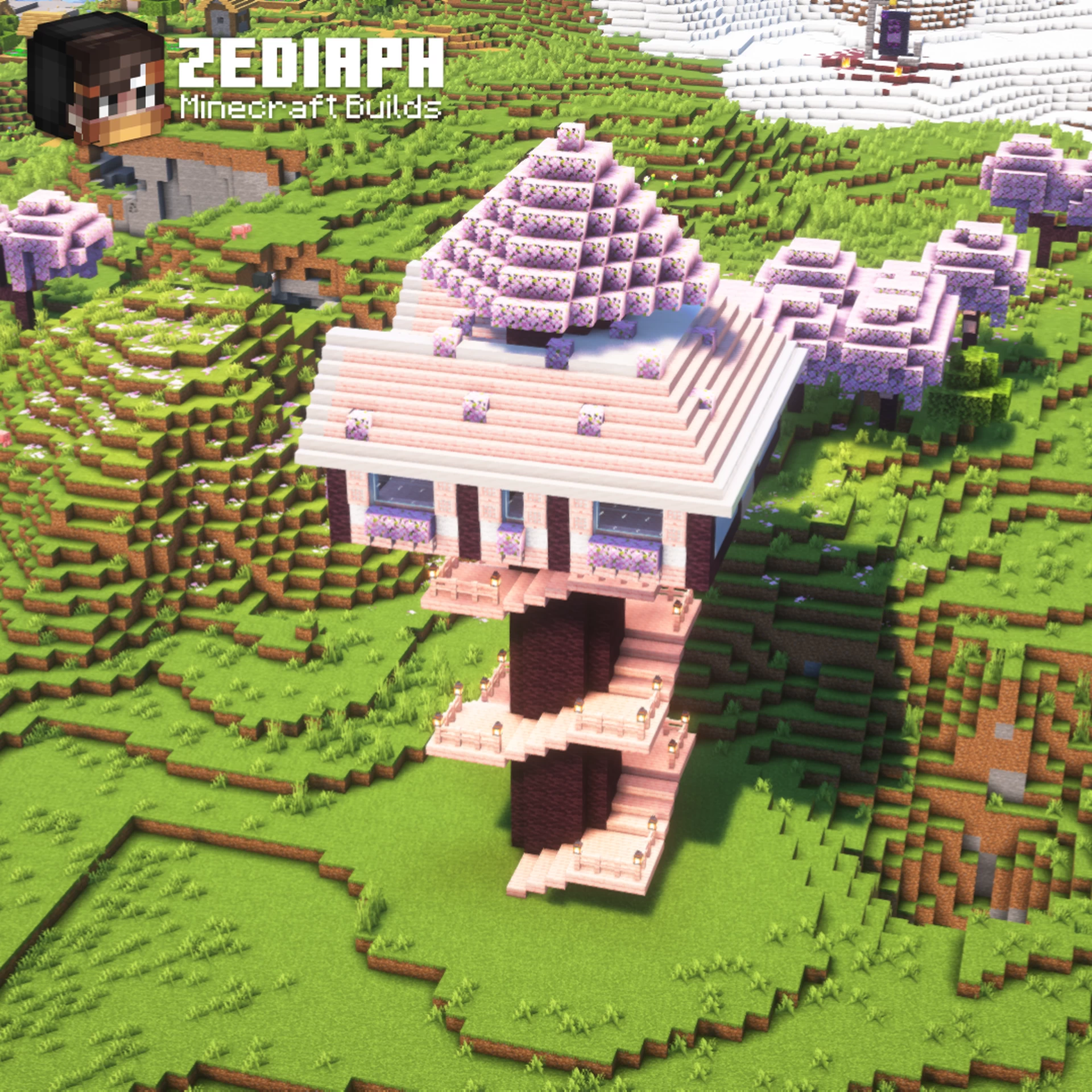 Minecraft Tree House Plans Blueprint After Months Of Planning,