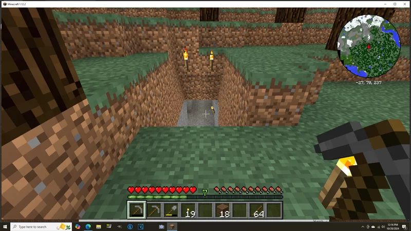 Basic Starting House and Mine in Spruce Forest/Mountain area for Java ...