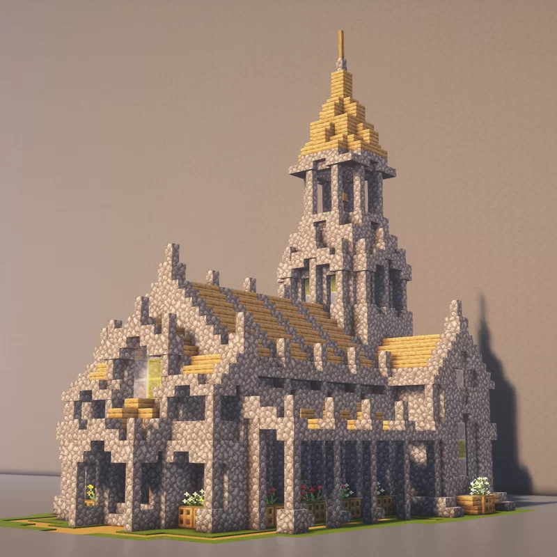 Vanilla building pack 4 | The 3 churches of the Apocalypse Minecraft Map