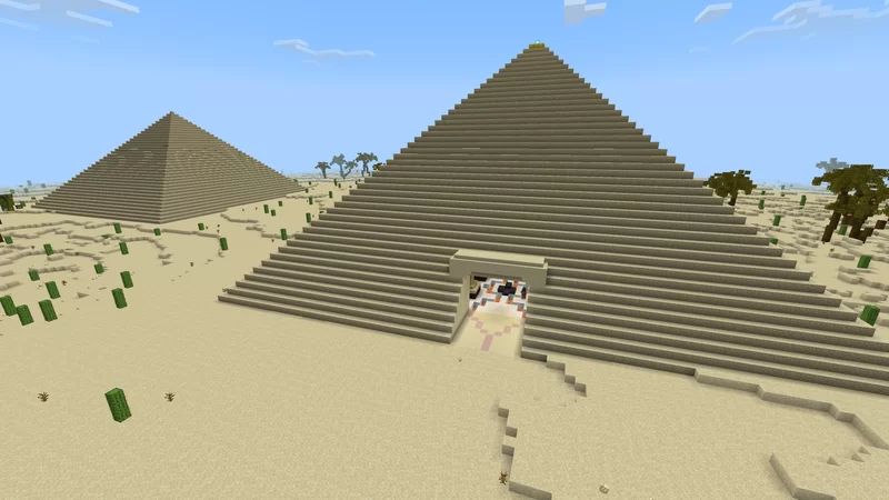 Pyramids world download Minecraft Map