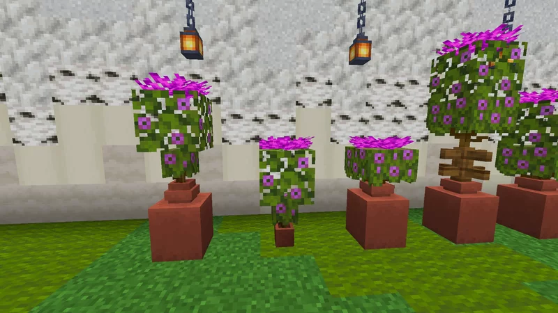 Modern flower pots design Minecraft Map