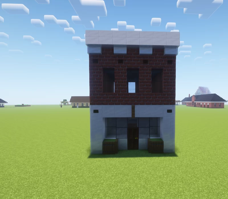 Small Town Main Street 2 Minecraft Map