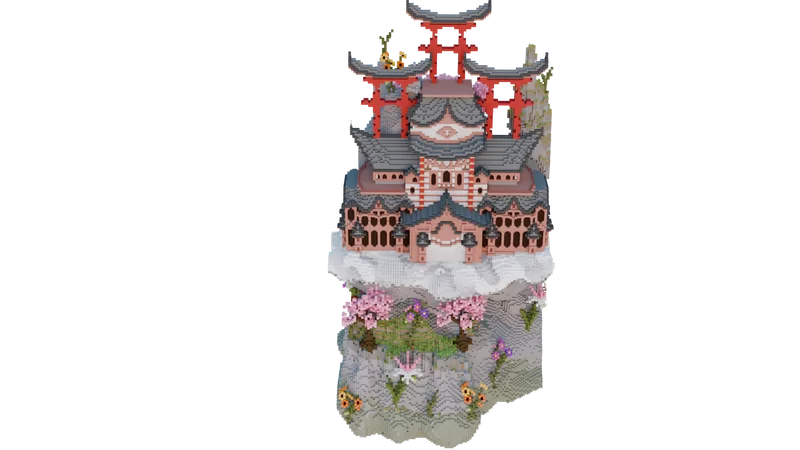 Oriental Build -Plot 100x100 - @ElFelipeB3 Minecraft Map