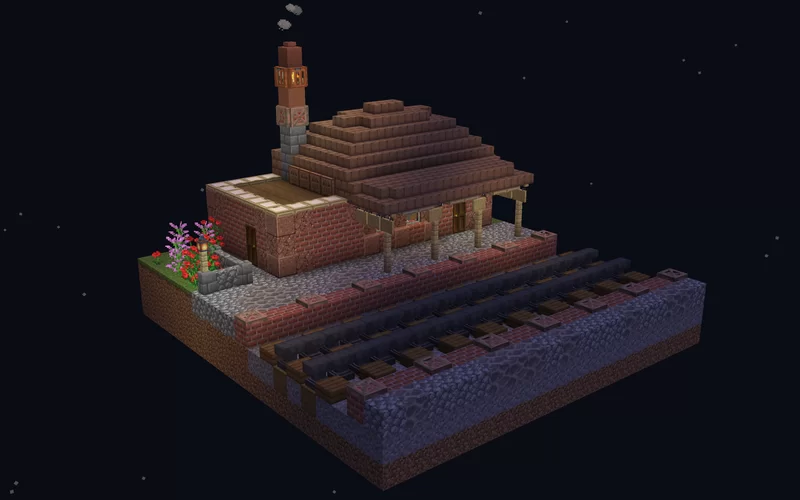 Train Station Minecraft Map
