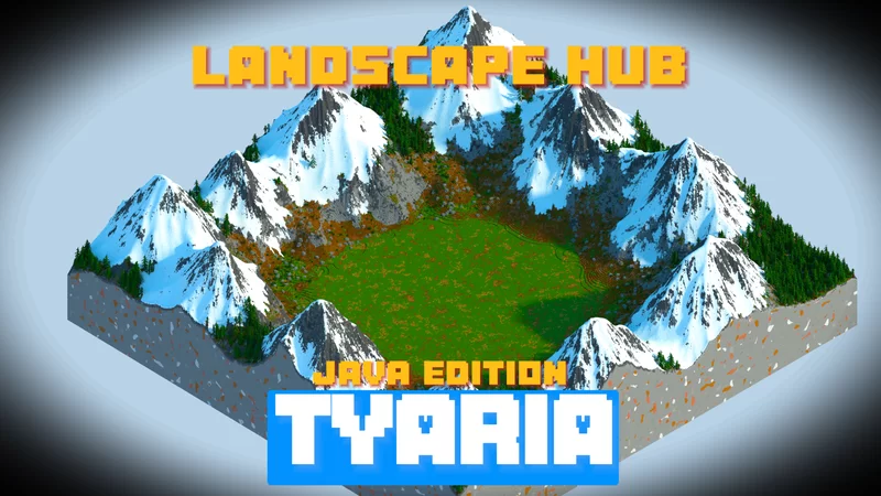 🌟Tyaria 1.20+ Landscape HUB/Spawn - 1000 x 1000🌟 Minecraft Map