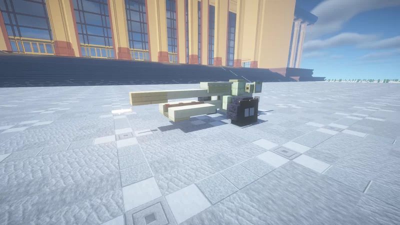 122 mm howitzer 2A18 (D-30) Minecraft Map