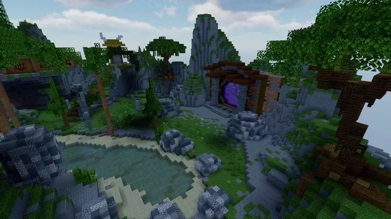 Mini Sky Lobby/Spawn Minecraft Map