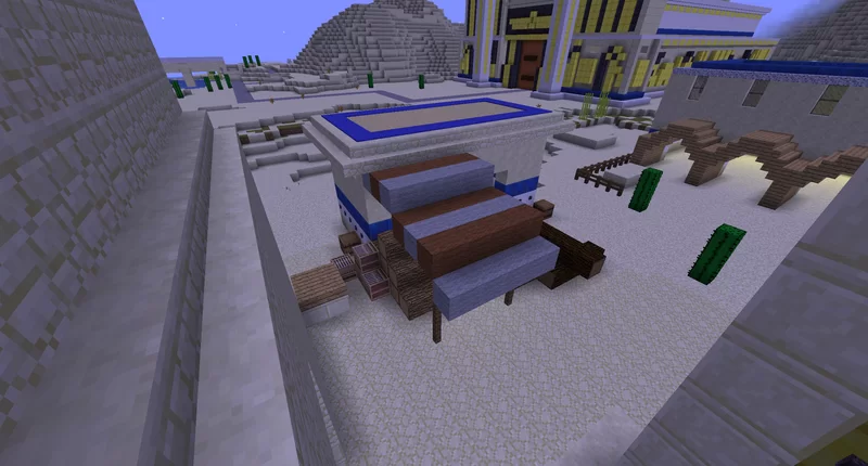 Age of Mythology Egyptian Lumber Camp Minecraft Map