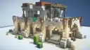 Desert Themed Trading Hall Minecraft Map