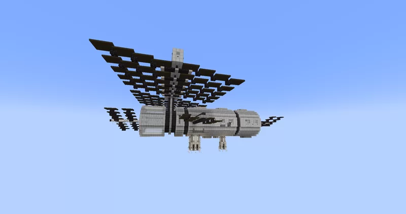 International Space Station Inspired National Space Station Minecraft Map