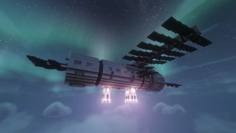 International Space Station Inspired National Space Station Minecraft Map