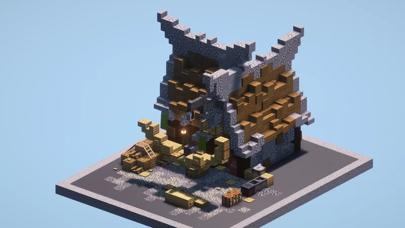 Medieval Carpenter House Minecraft Map