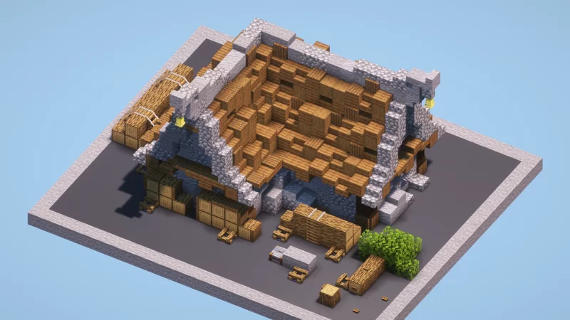 Medieval Lumberjack House Minecraft Map