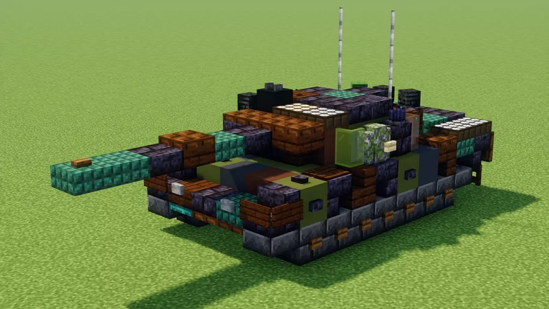 Leopard 1A5 Main Battle Tank Minecraft Map