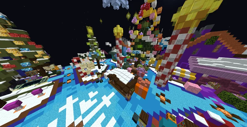 Świąteczny spawn Anarchia.GG Minecraft Map