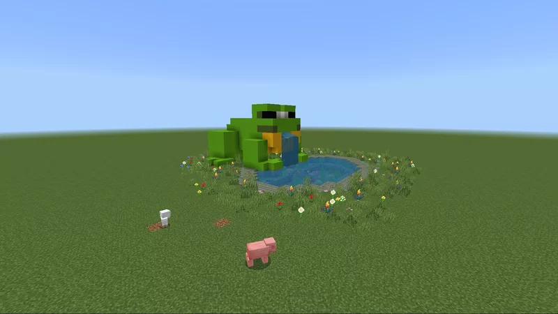 Frog Fountain Minecraft Map