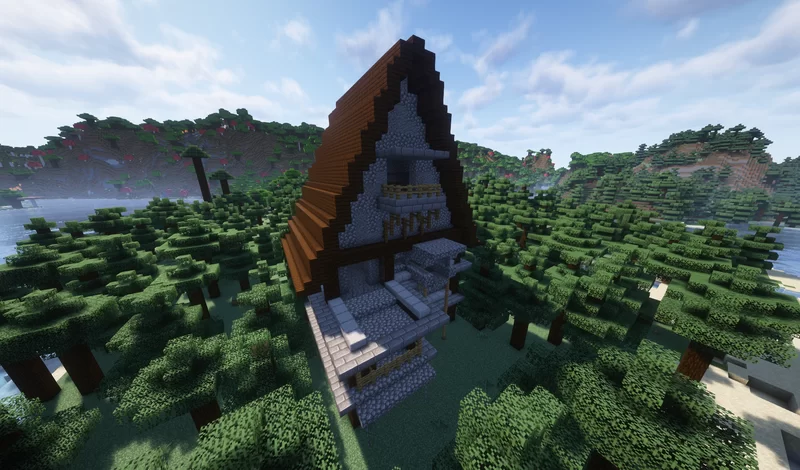 Spruce Taiga House Minecraft Map