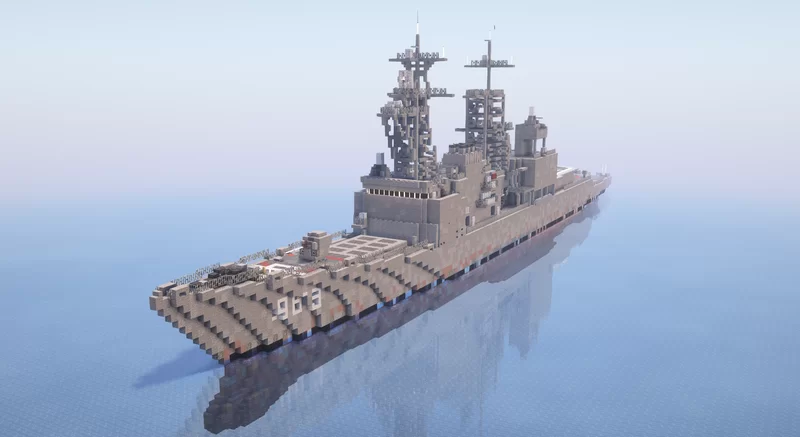 Spruance-Class (1:1 Scale) Minecraft Map